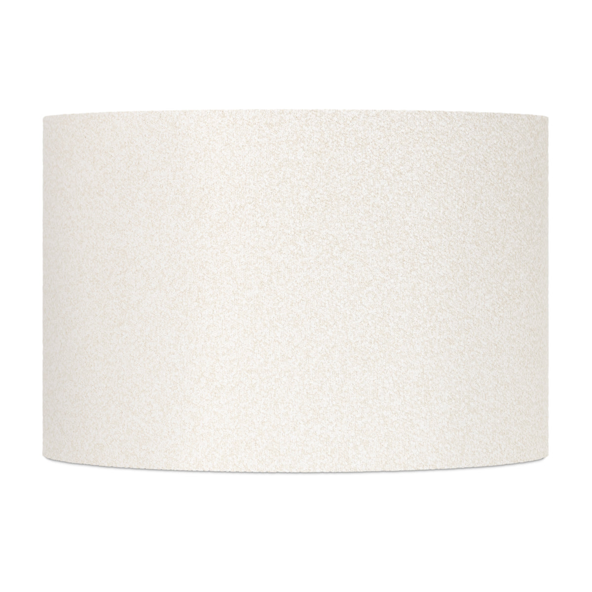 15x15x10"H Cream Boucle Lamp Shade | Couture Lamps
