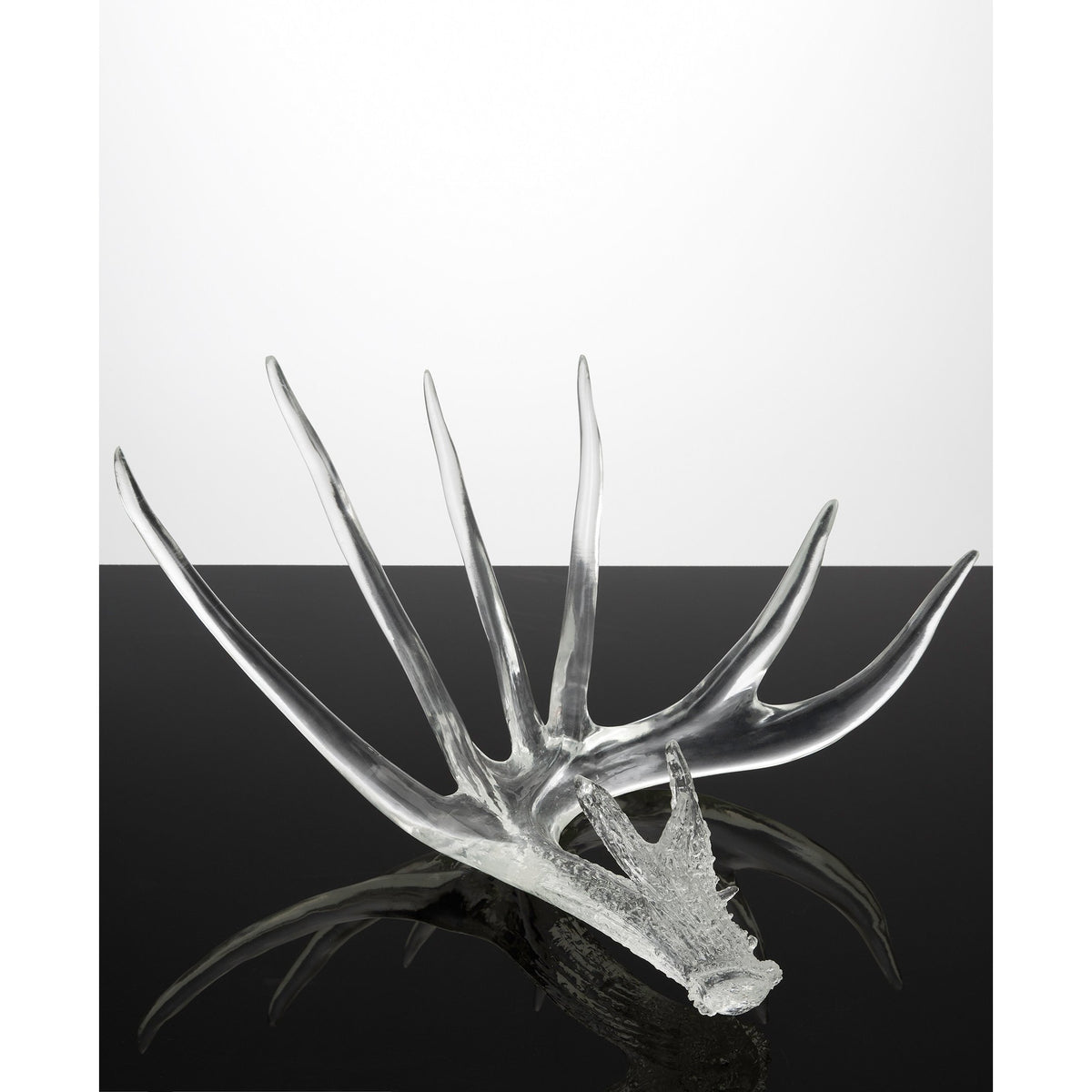 Clear Antlers Sculpture Set