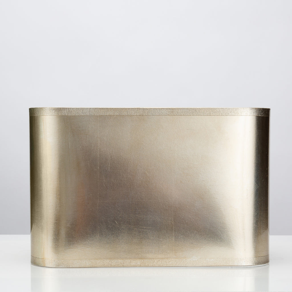 Rectangular Antique Silver Foil Lamp Shade 14/9 x 14/9 x 9" | Couture Lamps