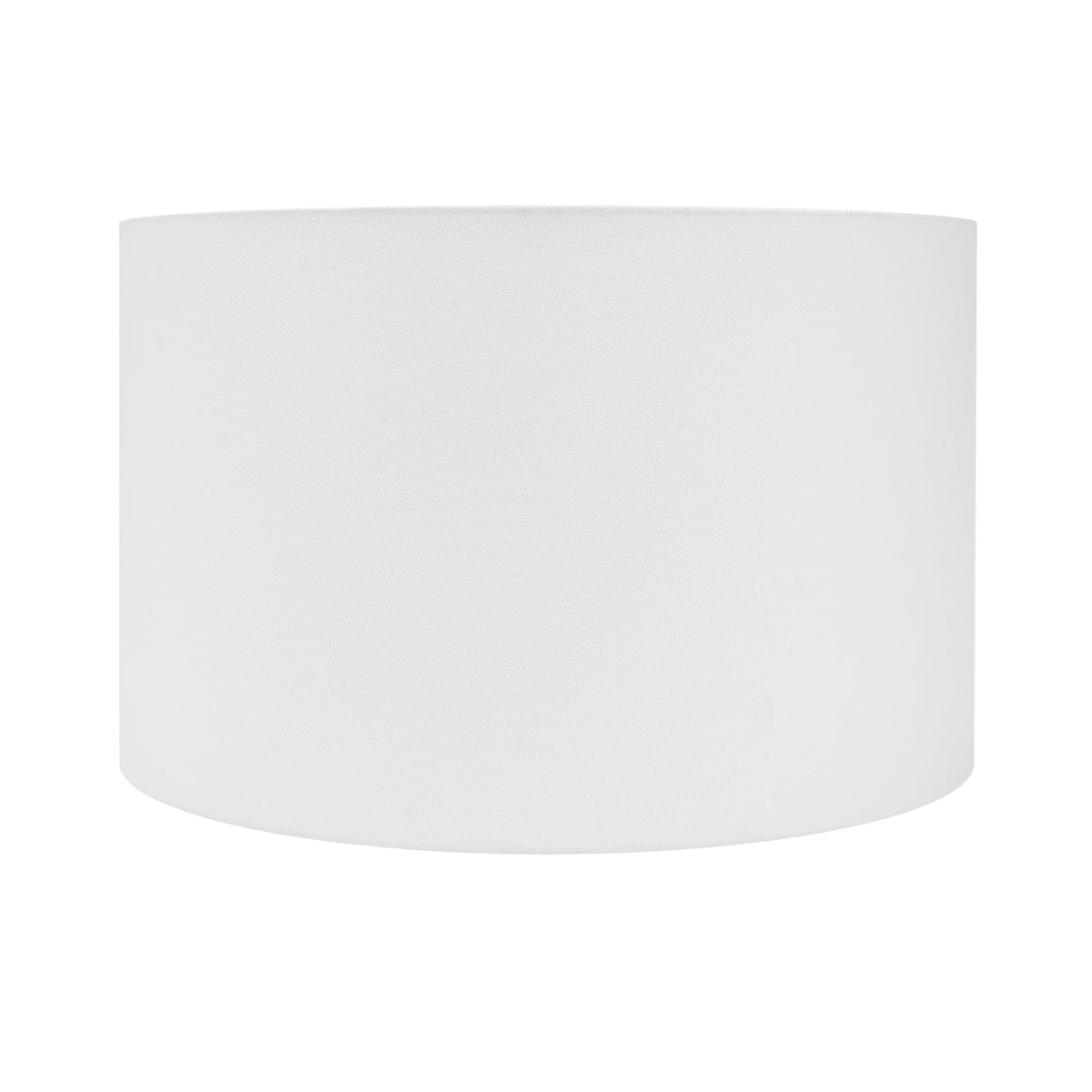 Round White Linen Drum Shade 15" x 15" x 10" | Couture Lamps