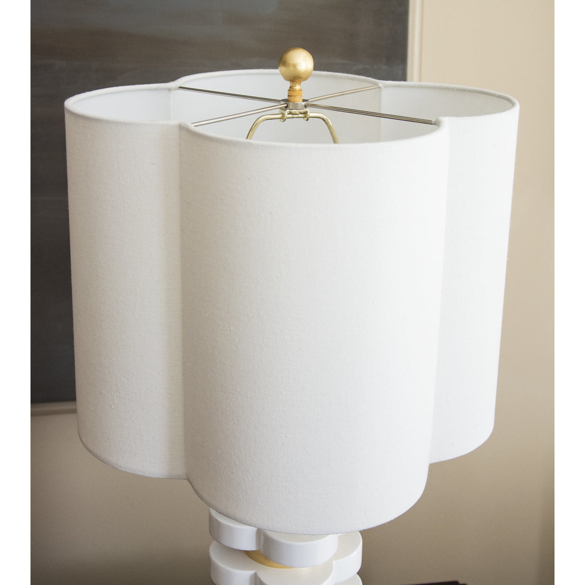 Quatrefoil Lamp White | Couture Lamps