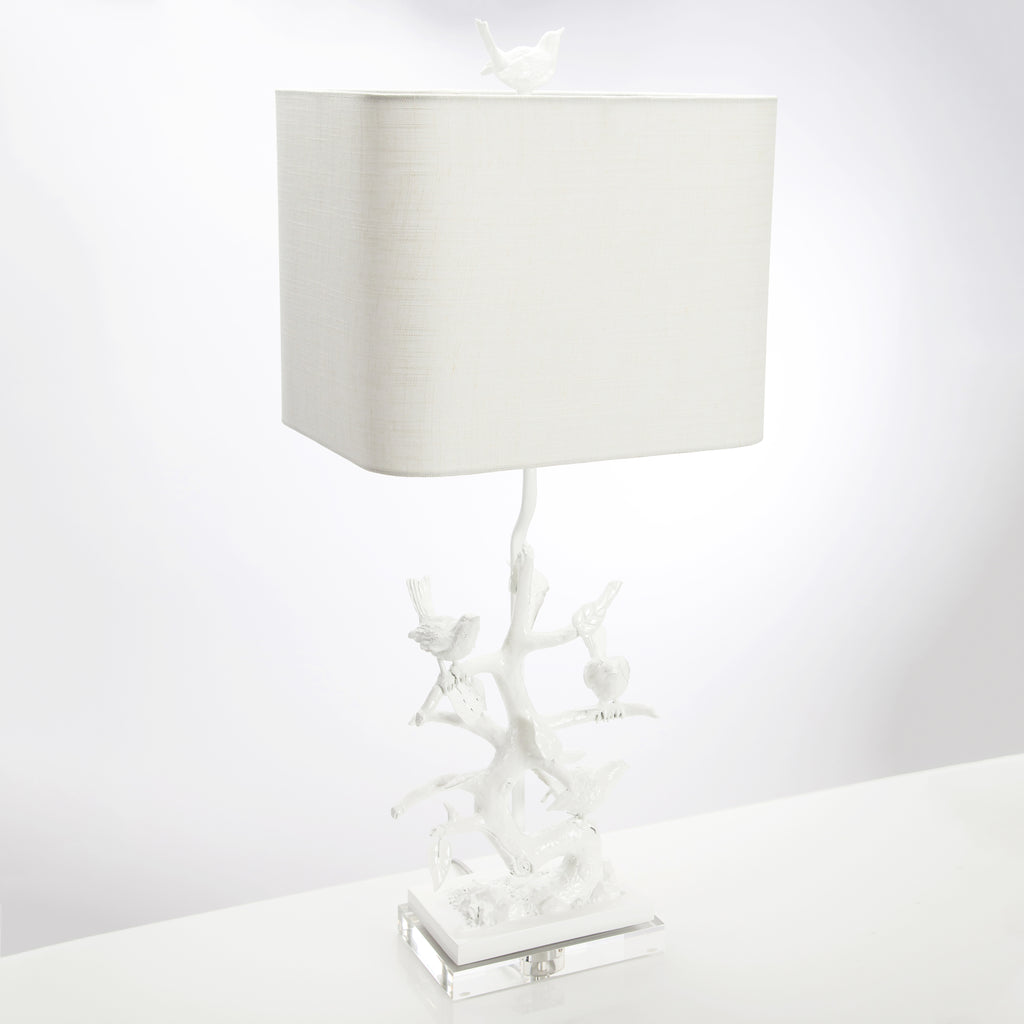 Bird on Branch Table Lamp