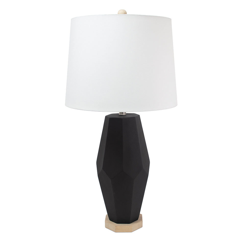 34"H Pacifica Table Lamp - Black